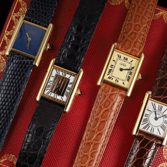 The appeal of Cartier Must Tank dial variations | 東京銀座のヴィンテージウォッチ専門店 ...