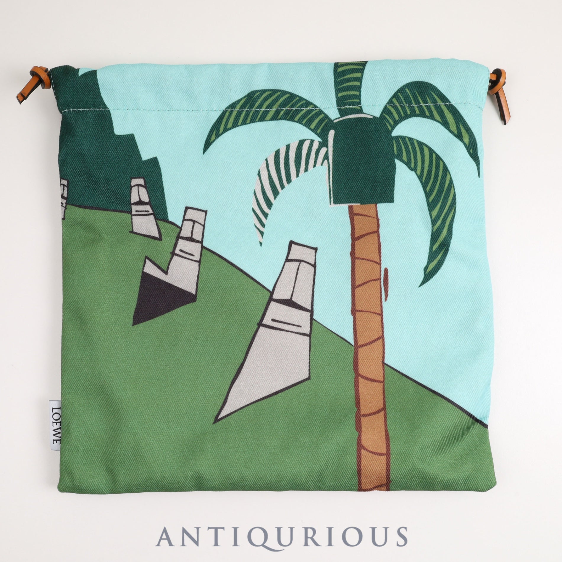 Loewe Ken Price Capsule Collection Easter Island Drawstring Pouch | 東京 ...